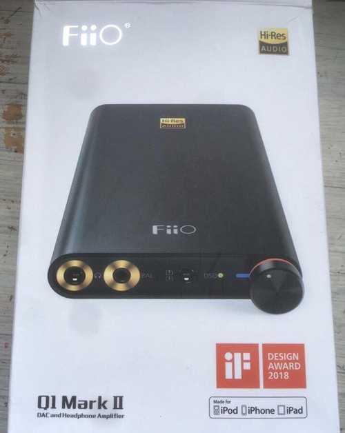 FiiO Q1 mark ll Новый цап (DAC+AMP) для наушников