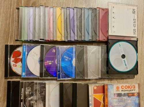 31 шт. коробки под cd диски+диски чистые