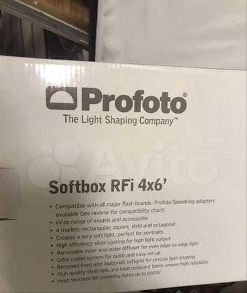Продам 2 шт Софтбокс Profoto Softbox 4x6' 120x180с