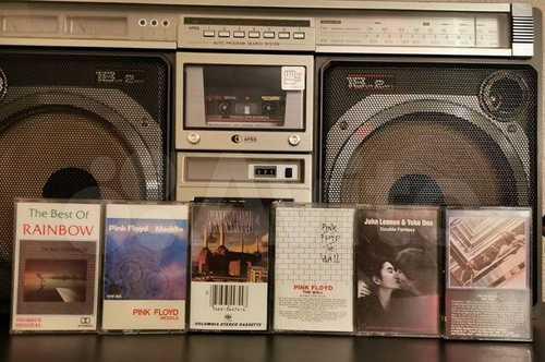 Аудиокассеты Pink Floyd, The Beatles, Rainbow