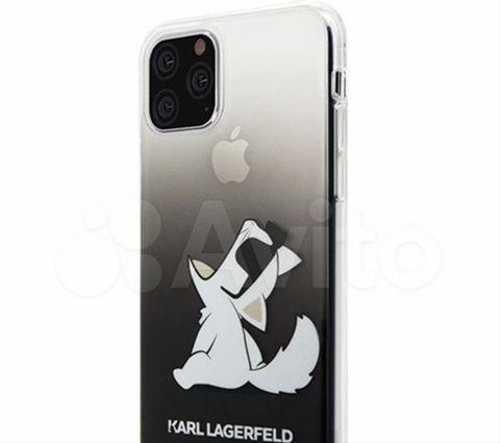 Чехол Karl Lagerfeld для iPhone 11 Pro Max, черный