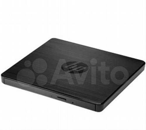 Внешний оптический привод DVD-RW HP GP60N Slim, USB2.0, Black, RTL F2B56AA