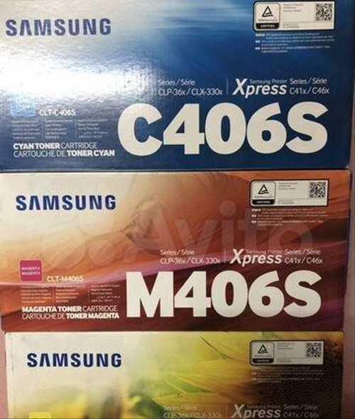 Картриджы Samsung M/C/Y406S