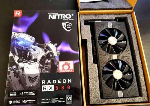 Видеокарта Sapphire Nitro+ Radeon RX580 4G gddr5