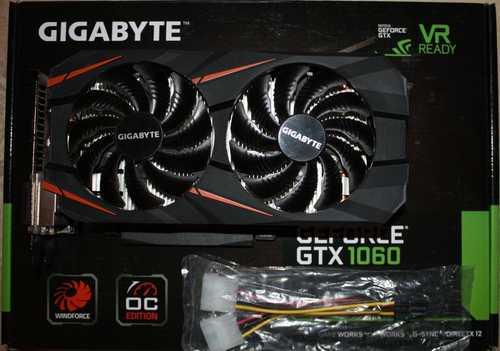 Gigabyte GeForce GTX1060 Windforce OC 6 GB