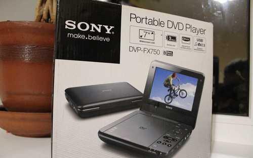 Sony DVP-FX750портативный DVD-плеер сони юсб флеш