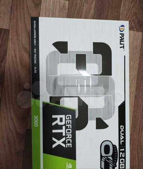 Видеокарта Palit GeForce RTX 3060 oc Dual 12gb