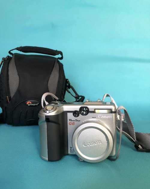 Камера Canon PowerShot G6 + сумка lowepro