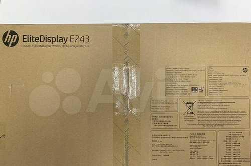HP EliteDisplay E243 / 23.8", 1920x1080 / 1FH47AA