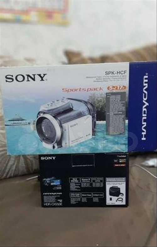 Видеокамера sony handycam + аквабокс