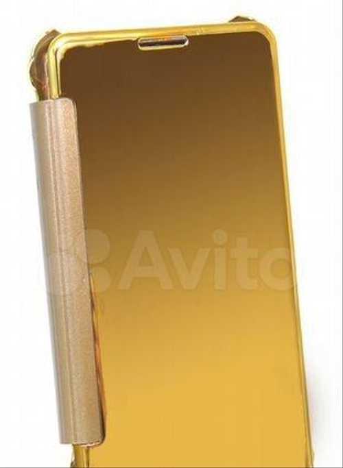 Чехол-книжка для Samsung J710F flip wallet Electro золото