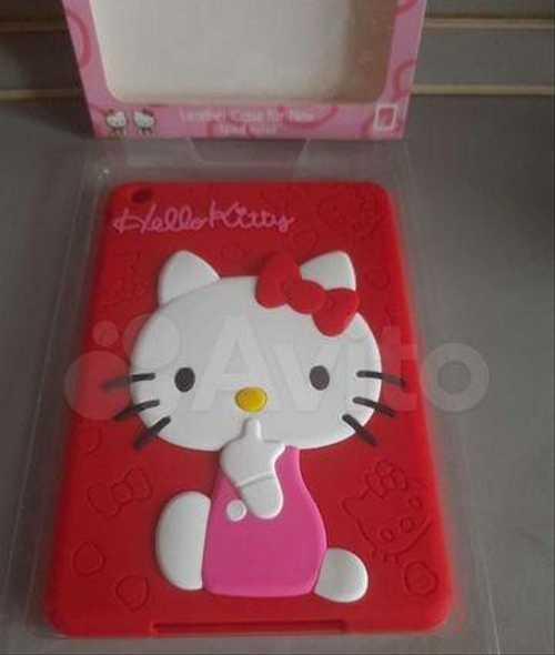 Чехол силиконовый на iPad mini Hello Kitty