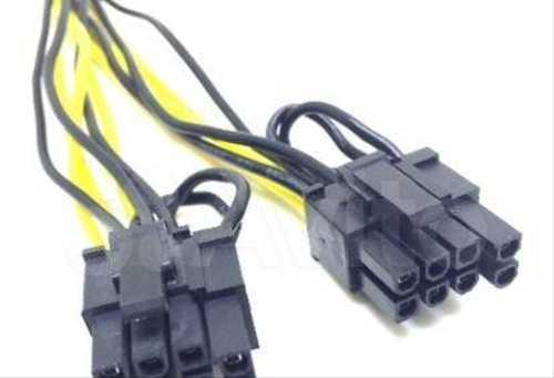 Кабели питания видекарт: SATA, Molex, 6 Pin, 8 Pin