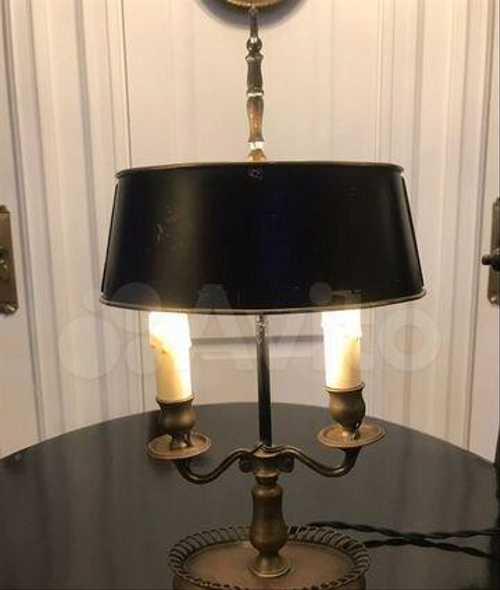 Французская старинная лампа