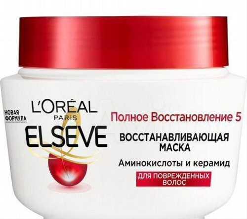Маска для волос L'Oreal Paris Elseve, Полное восстановление 5, 300 мл (AA127500)
