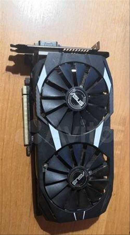 Видеокарта Asus RX580 8GB неисправная