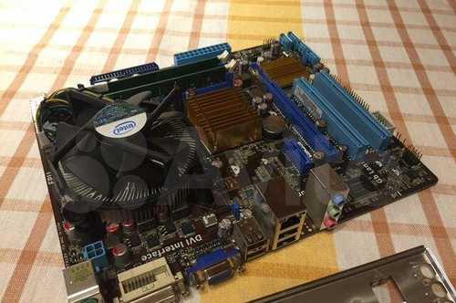 Asus P5G41-M LE + Core 2 Duo E7500 + 3Gb Ram