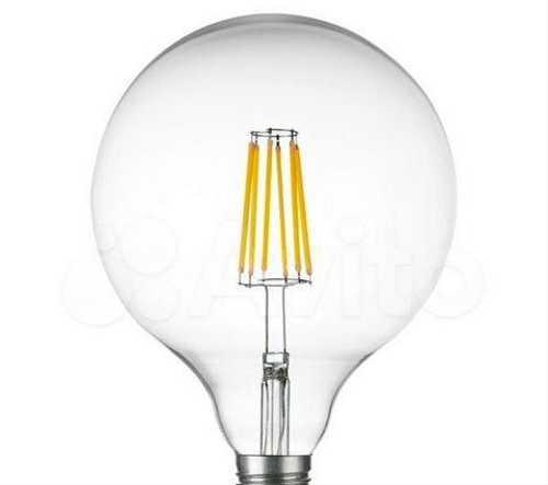 Филаментная светодиодная лампа E27 10W 3000K (теплый) G125 Lightstar 933202