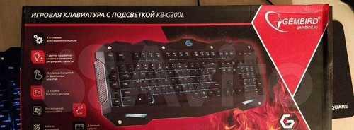 Игровая клавиатура Gembird KB-G200L