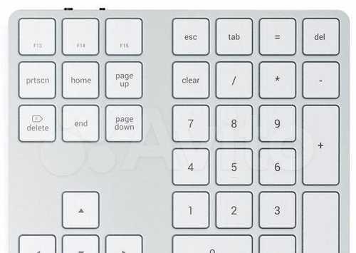 Беспроводная клавиатура Satechi Bluetooth Extended Keypad ST-xlabks (Silver)