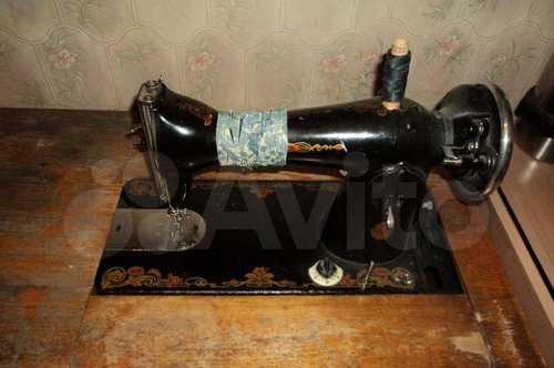 Швейная машинка пмз с деревянной станиной