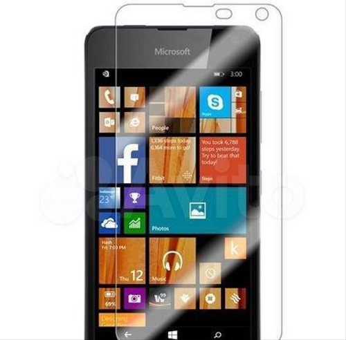Защитное стекло для microsoft 650 Lumia 0.33мм adpo пакет