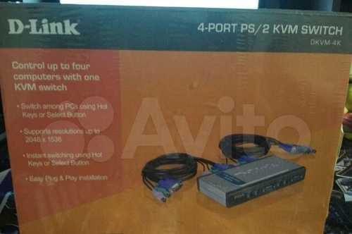 Переключатель KVM D-Link dkvm-4K
