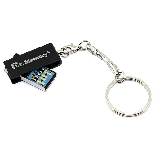 Флешка USB Dr. Memory 005 4Гб, USB 3.0, серебристый