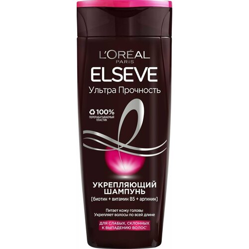 L'Oreal Шампунь Elseve Ультра прочность укрепляющий, 400 мл, 3 шт.