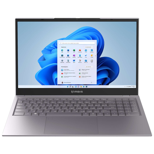 Ноутбук IRBIS 15N Core i5-1235U,15.6" FHD (1920x1080) IPS AG,16Gb DDR4-3200(1),512Gb SSD, Wi-Fi 6+BT 5,5000Mah, Metal Case, Kbd Backlit, Type-C Charger,1.77kg,1y, Win11Pro (15NBP3508)