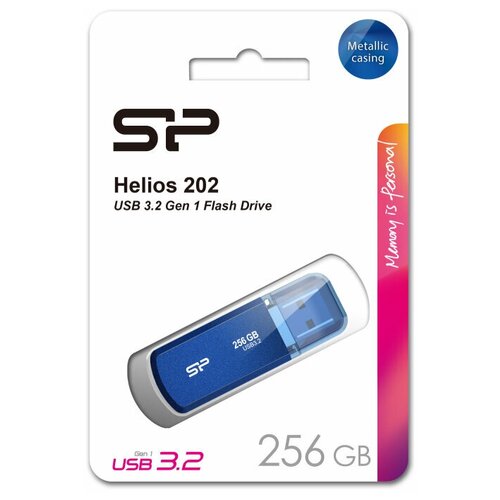 USB флешка 128Gb Silicon Power Helios 202 blue USB 3.2 Gen 1 (USB 3.0)