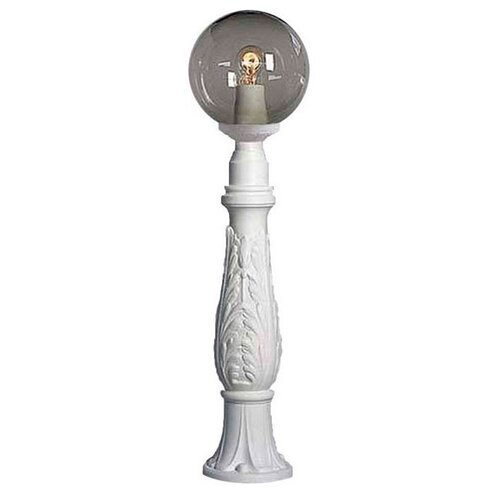 Fumagalli Уличный светильник Globe 250 G25.162.000.WZE27, E27, 60 Вт, цвет арматуры: белый, цвет плафона серый