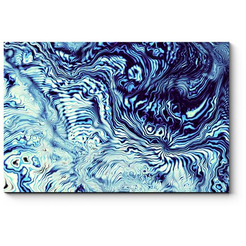 Модульная картина Волны и блики 110x73
