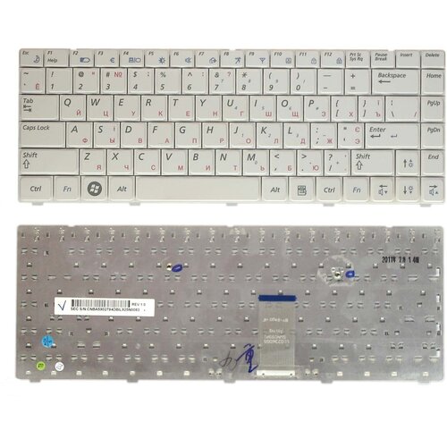 Клавиатура для ноутбука Samsumg NP-R465 белая