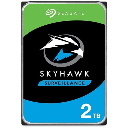 Жесткий диск Seagate SATA-III 2TB ST2000VX017 Surveillance Skyhawk (5400rpm) 256Mb 3.5"