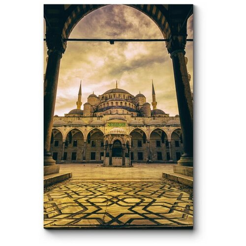 Модульная картина Мечеть в пасмурную погоду 20x30