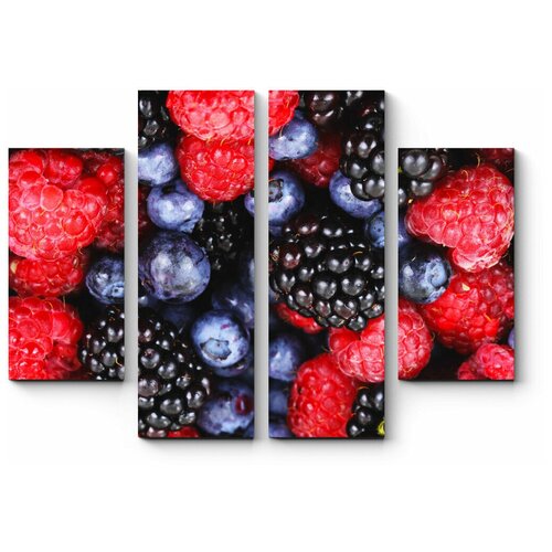 Модульная картина Сладкие ягоды 100x75