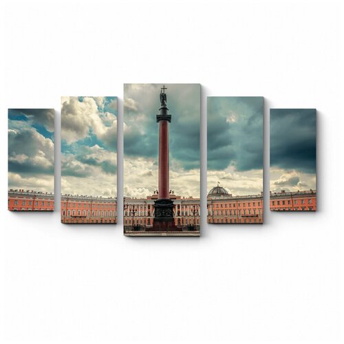 Модульная картина Александровская колонна на Дворцовой площади 200x110
