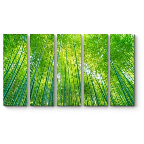 Модульная картина Бамбуковый лес 160x96