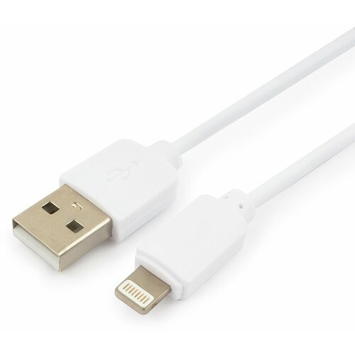 Кабель Гарнизон USB - Lightning (GCC-USB2-AP2-0.5M), 0.5 м, белый