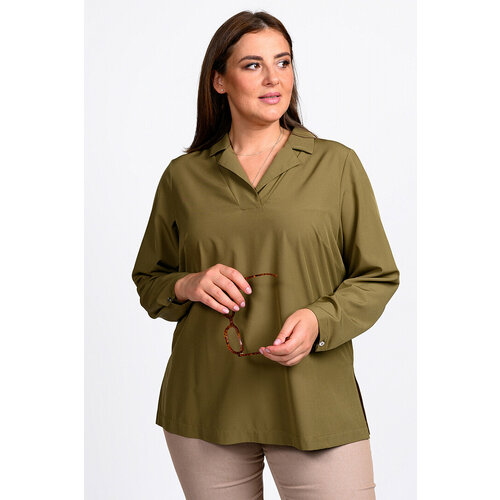 Блуза  SVESTA, размер 56, зеленый