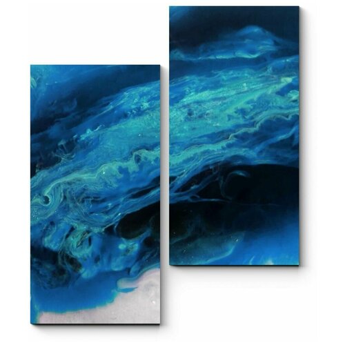 Модульная картина Синий туман 40x50
