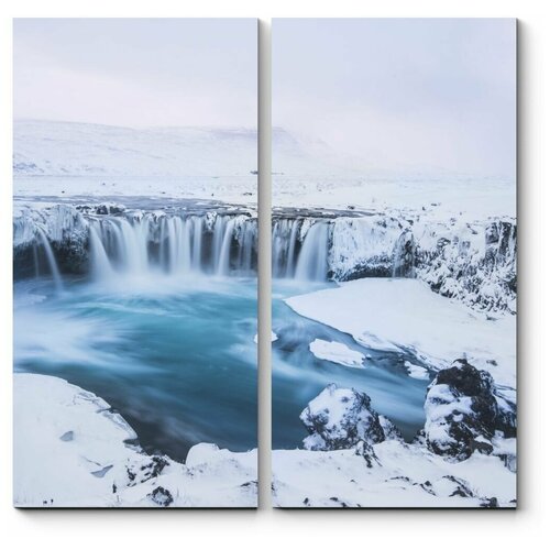 Модульная картина Ледяная красота Исландии50x50