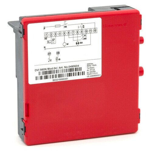 Блок управления горением Satronic/Honeywell DVI 980-N MOD. 02 0490602U