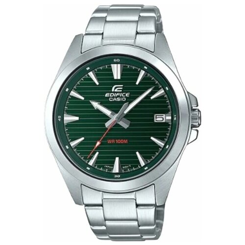 Наручные часы CASIO Edifice EFV-140, зеленый, серебряный
