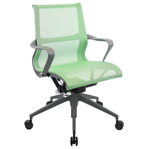 Компьютерное кресло Everprof Chicago офисное, обивка: сетка/текстиль, цвет: зеленый