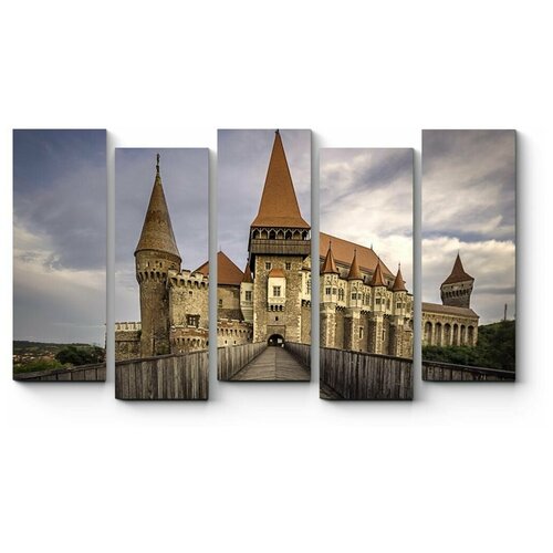 Модульная картина Замок Хунедоара в Румынии190x110