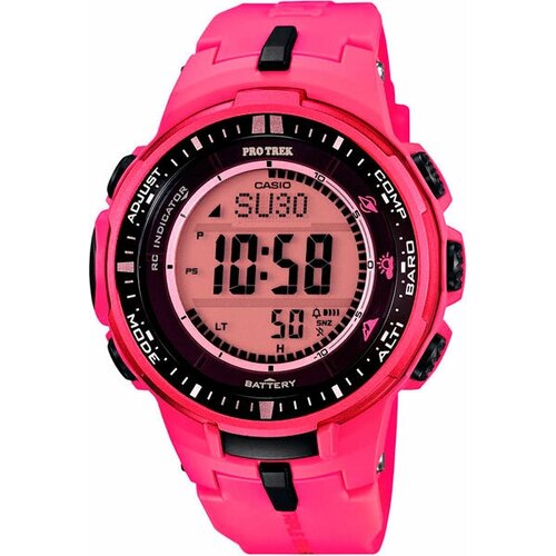 Наручные часы CASIO PRW-3000-4B, розовый