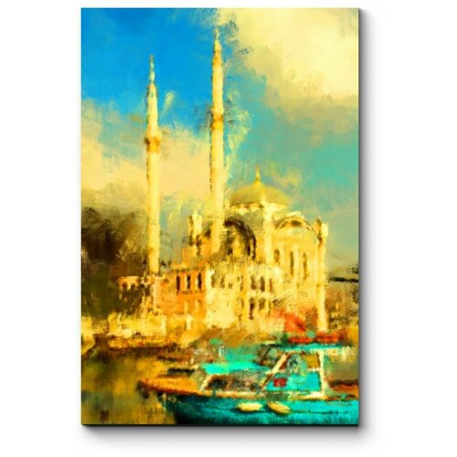 Модульная картина Стамбул маслом 80x120