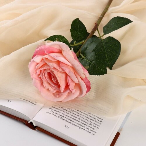 Цветы искусственные "Роза эстетик" 10х49 см, розовый